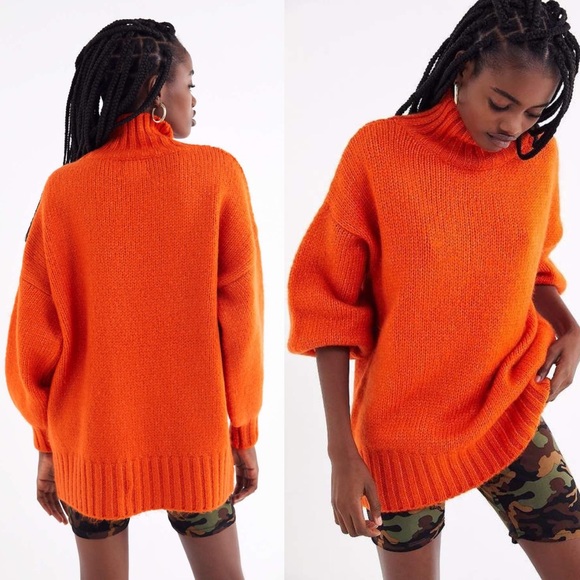 Urban Outfitters | Sweaters | Nwt Uo Oversized Cocoon Cozy Turtleneck ...